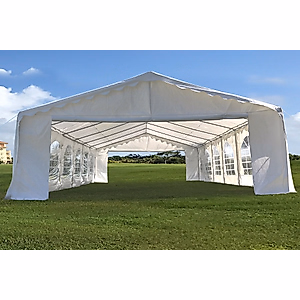 DELTA 40'x20' Budget PVC Party Tent,Tents for Parties, Carpas para Fiestas,Large Wedding Tent,Outdoor Event Canopy,with Waterproof Top Cover,Removable Window Walls,Commercial/Residential Use