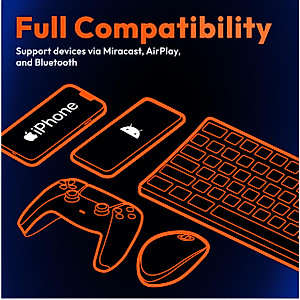 VITURE One Neckband, Official Partner of PSPlay & XBXPlay, 128GB Storage, Remote Play, Cloud Gaming, App Store, Stream on Game Consoles, Support Miracast, Bluetooth (Jet Black)