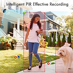 Menggood Security Cameras Wireless Outdoor (2 Pack), 2K Battery Powered Outdoor Camera AI Motion Detection, Spotlight Siren Alarm, Color Night Vision, 2-Way Audio, No Monthly Fee, Works with Alexa