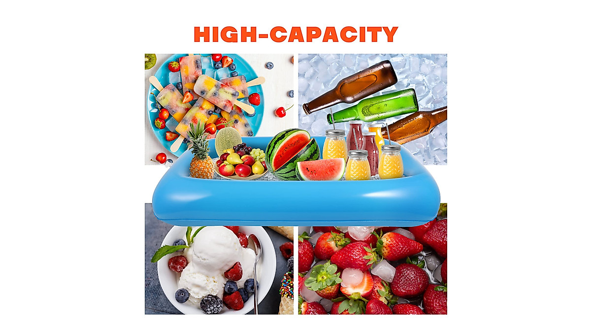 Hemoton 2pcs 30 Cooler for Party Buffet Pallet Party Salad Cooler Ice ...