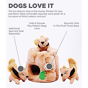 Outward Hound Hide A Squirrel Plush Dog Toy Puzzle, XL