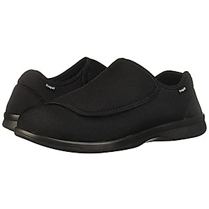 Propét Women's Cush 'N Foot Slipper, Black, 8