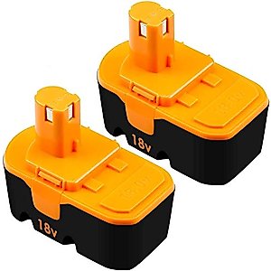 [Upgraded to 3.6Ah] 2 Pack P100 Replacement Battery Compatible with Ryobi 18V Battery One+ Power Tools Replace for P101 ABP1803 BPP1820 1322401 1400672 130224007 1323303 Battery Cordless Power Tools