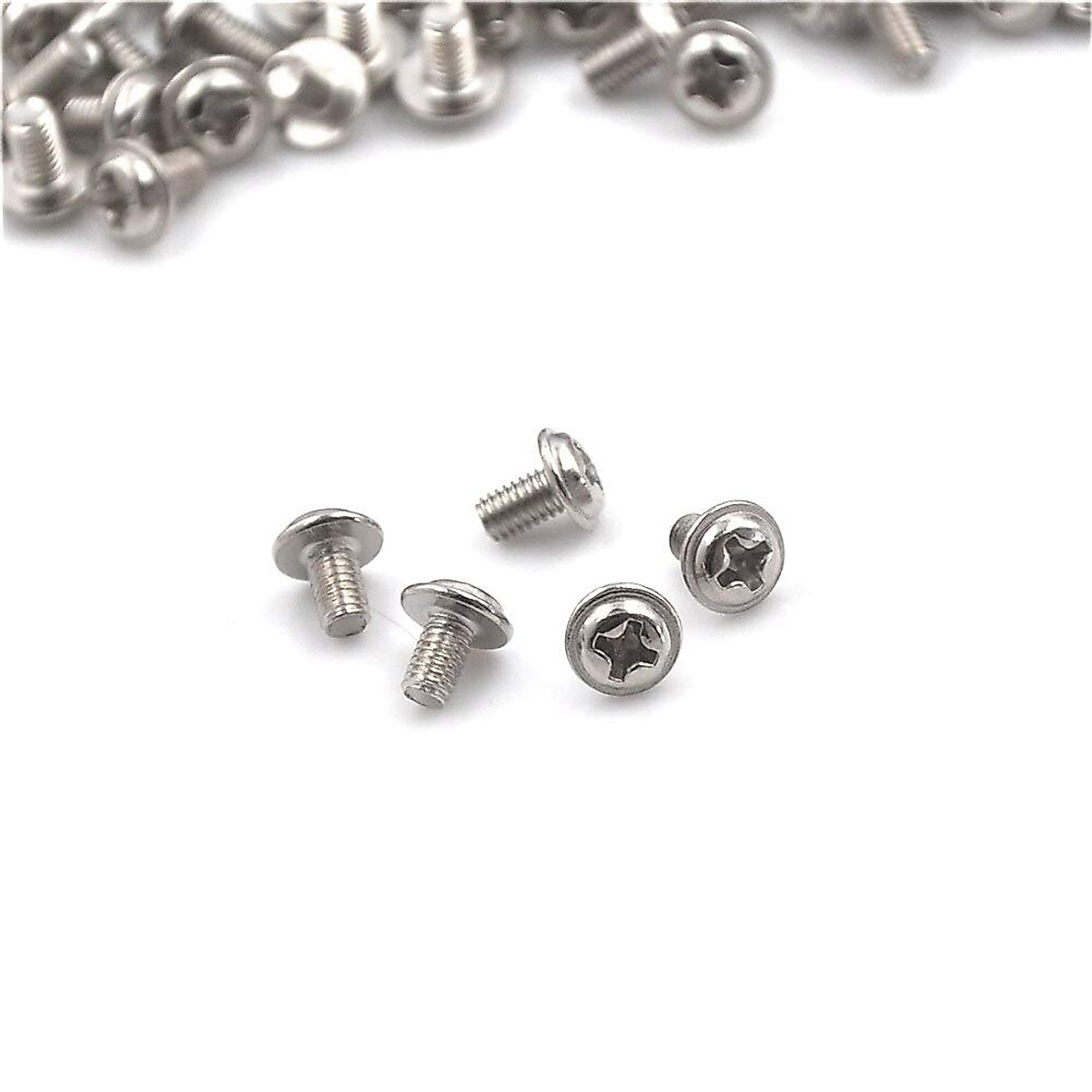 100Pcs PC Case Hard Drive Precision PSU 6/32" Hex Screws for Computer Floppy DVD ROM Motherboard M3 Screw M3X5 5mm SCRW-041396