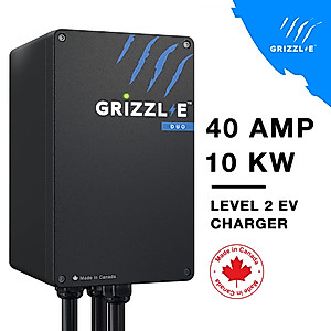 Grizzl-E Duo Level 2 Plug in EV Charger, up to 40 Amp, Two 24 feet Premium Cables (14-50 Plug)
