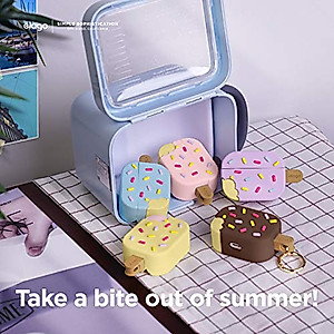 elago Ice Cream AirPods Pro Case with Keychain Designed for Apple AirPods PRO Case (Blueberry)