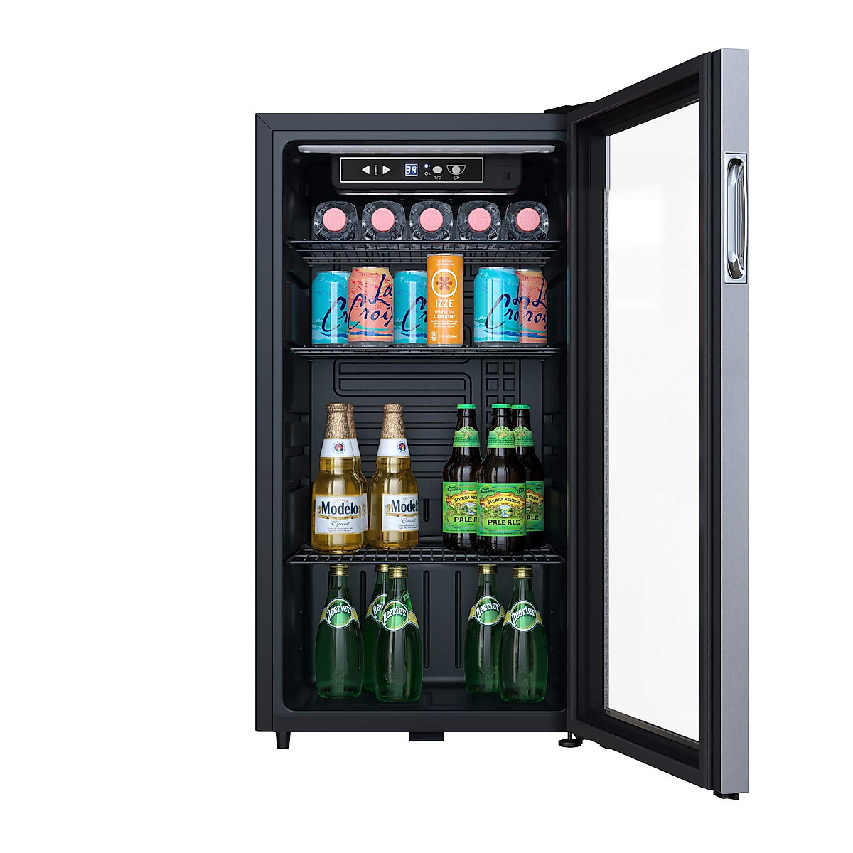 EdgeStar BWC121LT 18 Inch Wide 80 Can Capacity Ultra Low Temp Beverage Center - Stainless Steel