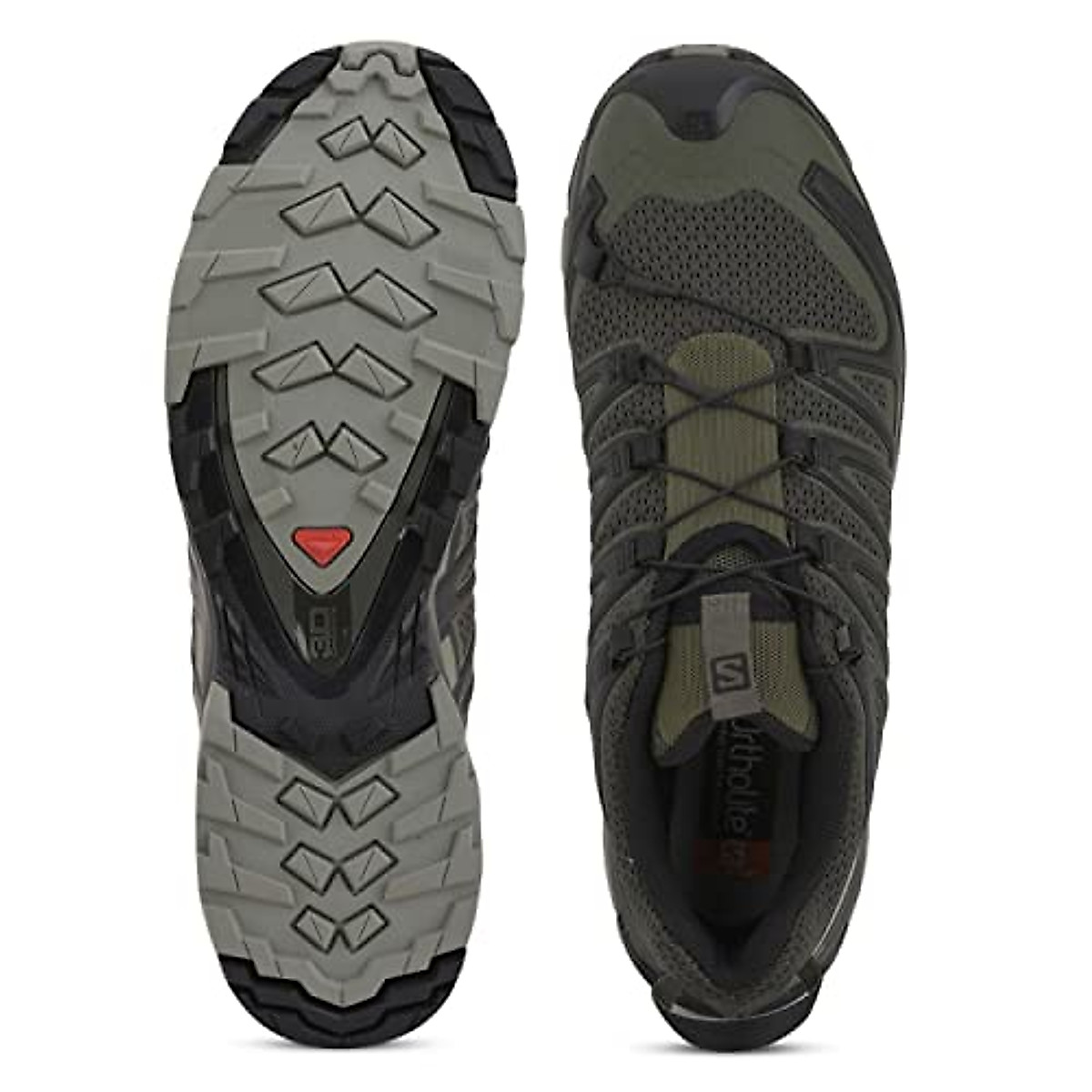 Salomon XA PRO 3D v8 Trail Running Shoes for Men, Grape Leaf/Peat/Shadow, 10