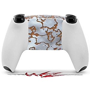 WraptorSkinz Skin Wrap compatible with Sony PS5 DualSense Controller Rusted Metal (CONTROLLER NOT INCLUDED)