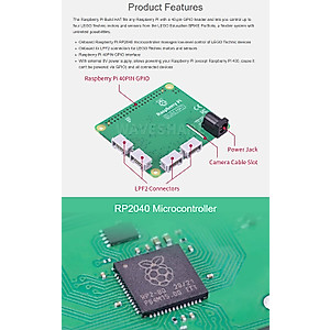 Raspberry Pi Build HAT Connecting Raspberry Pi Computing Power with Lego Technic Motors and Sensors