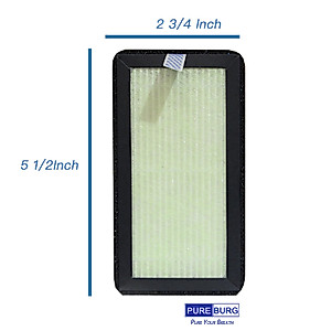 PUREBURG Replacement True HEPA Filter Compatible with Dr.Brown's All-in-One Bottle Dryer Advanced,6-Pack