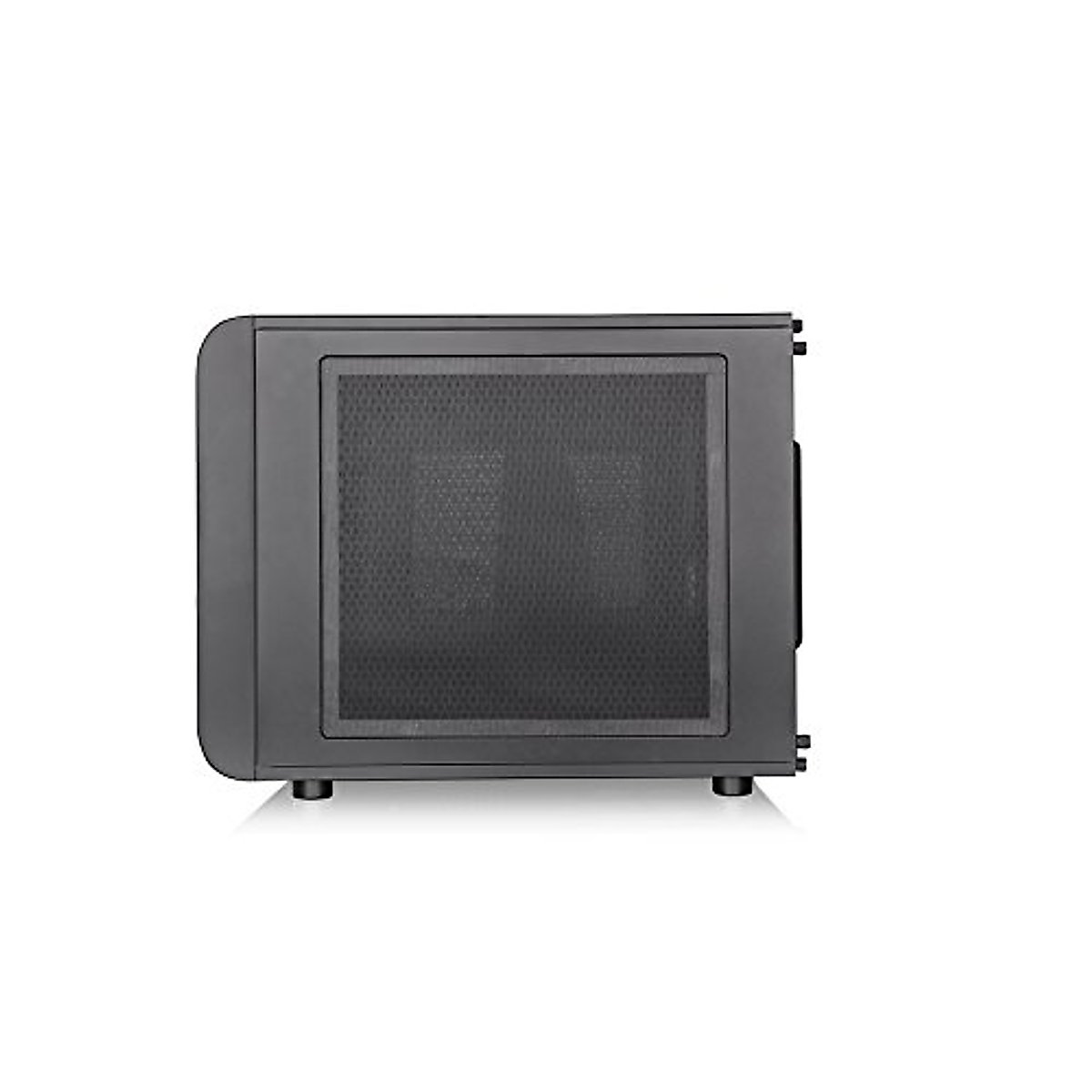 Thermaltake Core V21 SPCC Micro ATX, Mini ITX Cube Gaming Computer Case Chassis, Small Form Factor Builds, 200mm Front Fan Pre-installed, CA-1D5-00S1WN-00 Black