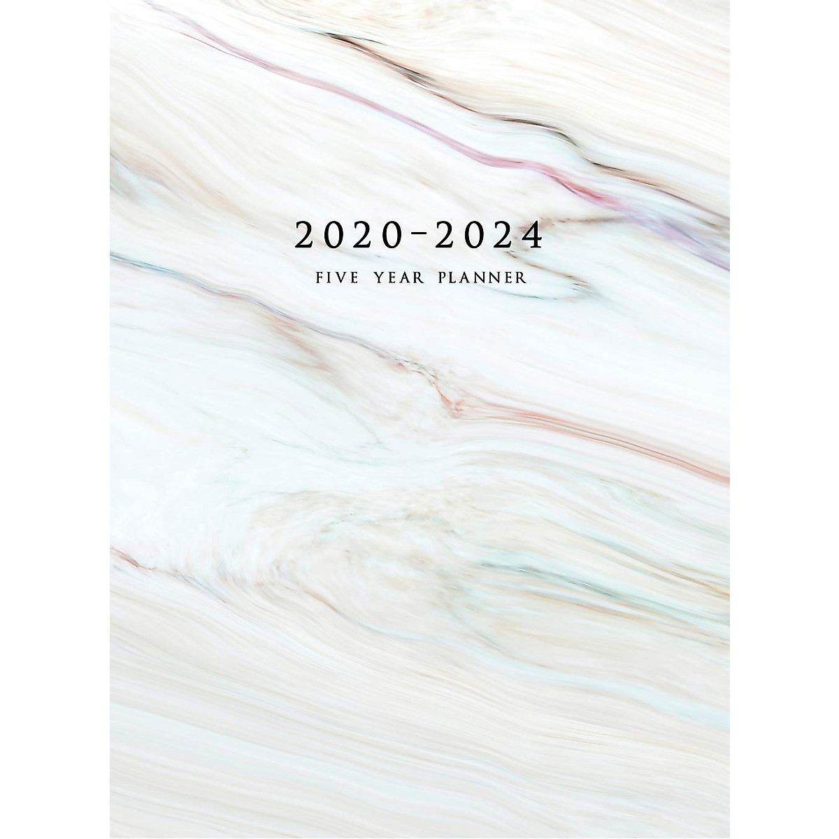 2020-2024 Five Year Planner: Large 60-Month Schedule Organizer with Marble Cover (Volume 7 Hardcover)