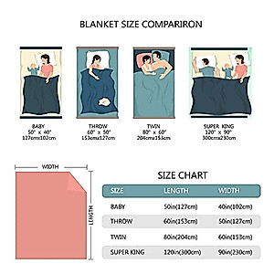 Gorilla Animal Blanket Bedding Throw Super Soft Cozy Flannel Plush Blanket Size for Boy Girl Adults Couch Sofa 80"x60" Large for Adult