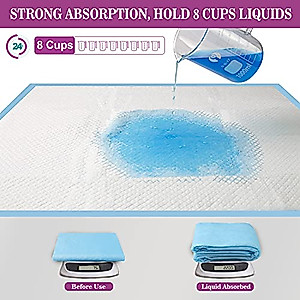 IMMCUTE Dog Pee Pads Extra Large 28"x34", X-Large Training Puppy Pee Pads Super Absorbent & Leak-Proof, XL Disposable Pet Piddle Pad and Potty Pads for Dogs, Puppies, Doggie (XLarge:28"*34"-40 Ct)