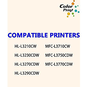 ColorPrint 3-Pack Compatible TN-227 Toner Cartridge Replacement for Brother TN227 TN223 TN227C TN227M TN227Y Work with MFC-L3750CDW HL-L3210CW HL-L3230CDW HL-L3710CDW HL-L3270CDW MFC-L3710CW Printer