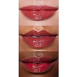e.l.f. Lip Lacquer, Nourishing, Non-Sticky Ultra-Shine Lip Gloss With Sheer Color, Infused With Vitamins A & E, Vegan & Cruelty-Free, Cherry Bomb
