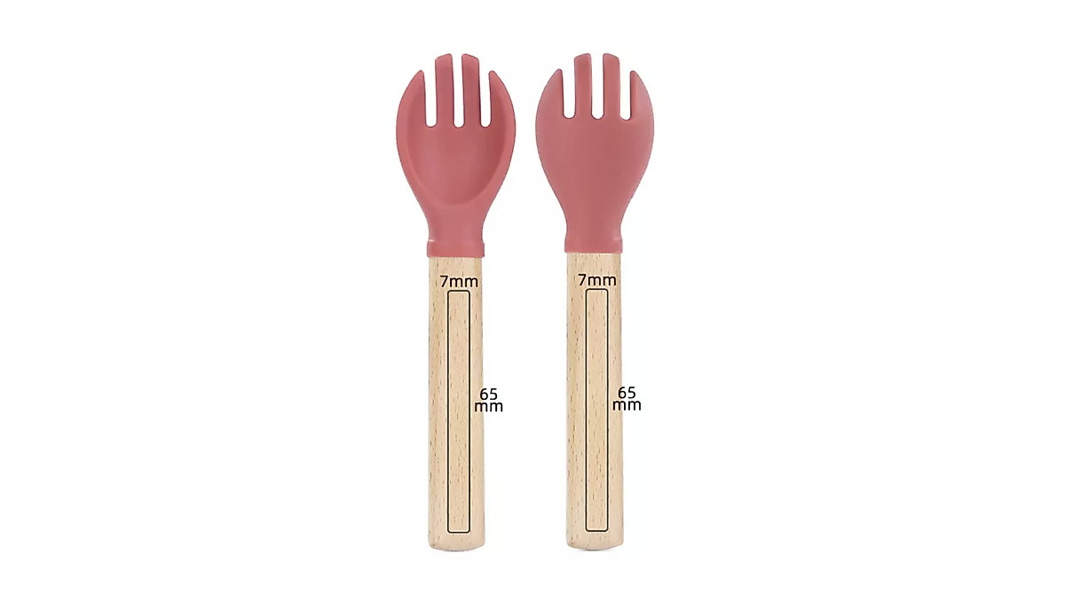 Silicone Baby Forks - Soft, Safe, Easy to Clean Toddler Utensils