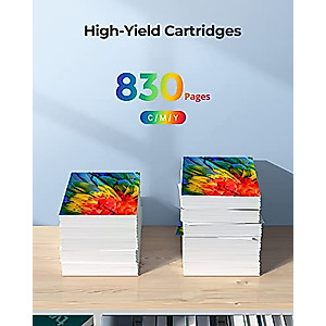 CLI-281XXL Compatible Ink Cartridge Replacement for Canon 281 Ink Cartridges Combo Pack High Yield Use to PIXMA TR7520 TR8520 TR8500 TR8600 TR8620 TS6120 TS6220 TS8120 TS8220 TS9120 Printer (3 Pack)