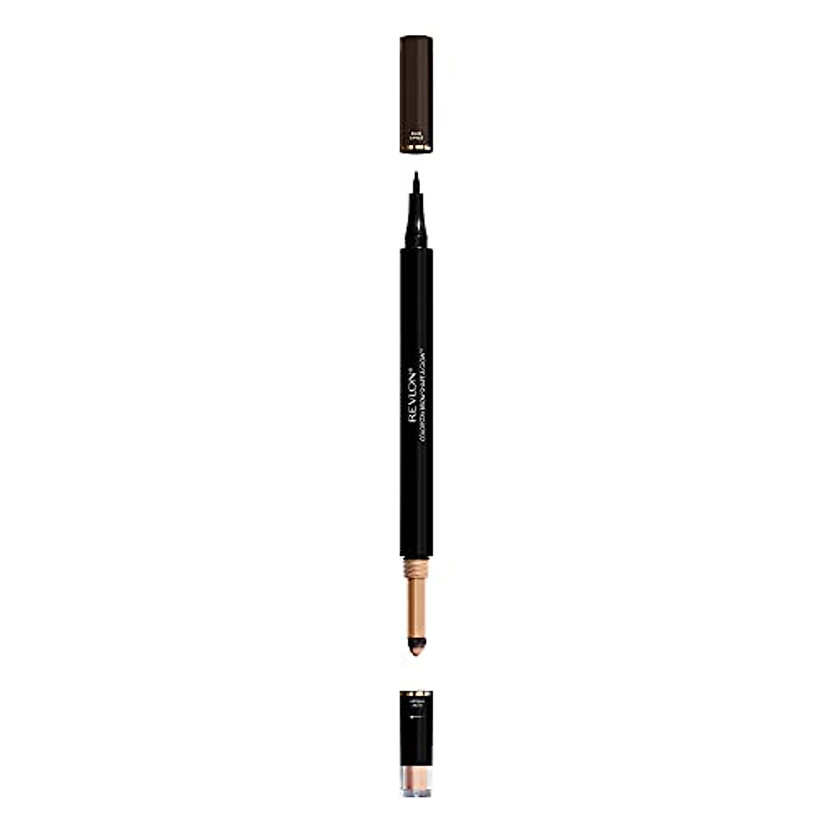 Revlon Colorstay Shape & Glow Eye Brow Marker and Highlighter, Soft Black, 0.02 Oz (Marker), 0.008 Oz (Highlighter)