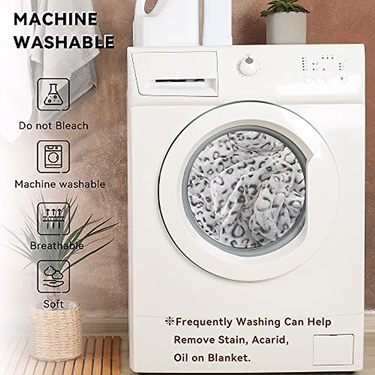 Cheetah Print Blanket Gifts for Women Flannel Fleece Leopard Print Throw Blanket Warm Soft Cozy Cheetah Blanket for Couch Bed Sofa Leopard Blankets & Throws for Mom Adult Leopard Decor 50"×60"