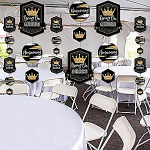 Big Dot of Happiness HOCO Dance - Homecoming DIY Dangler Backdrop - Hanging Vertical Decorations - 30 Pieces