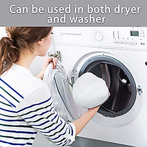 6 Pieces Bra Washing Bag for Laundry Mesh Wash Bag Laundry Bags Lingerie Bag Underwear Brassiere Washing Bags with Zipper for Women Laundry Storage (Pink)