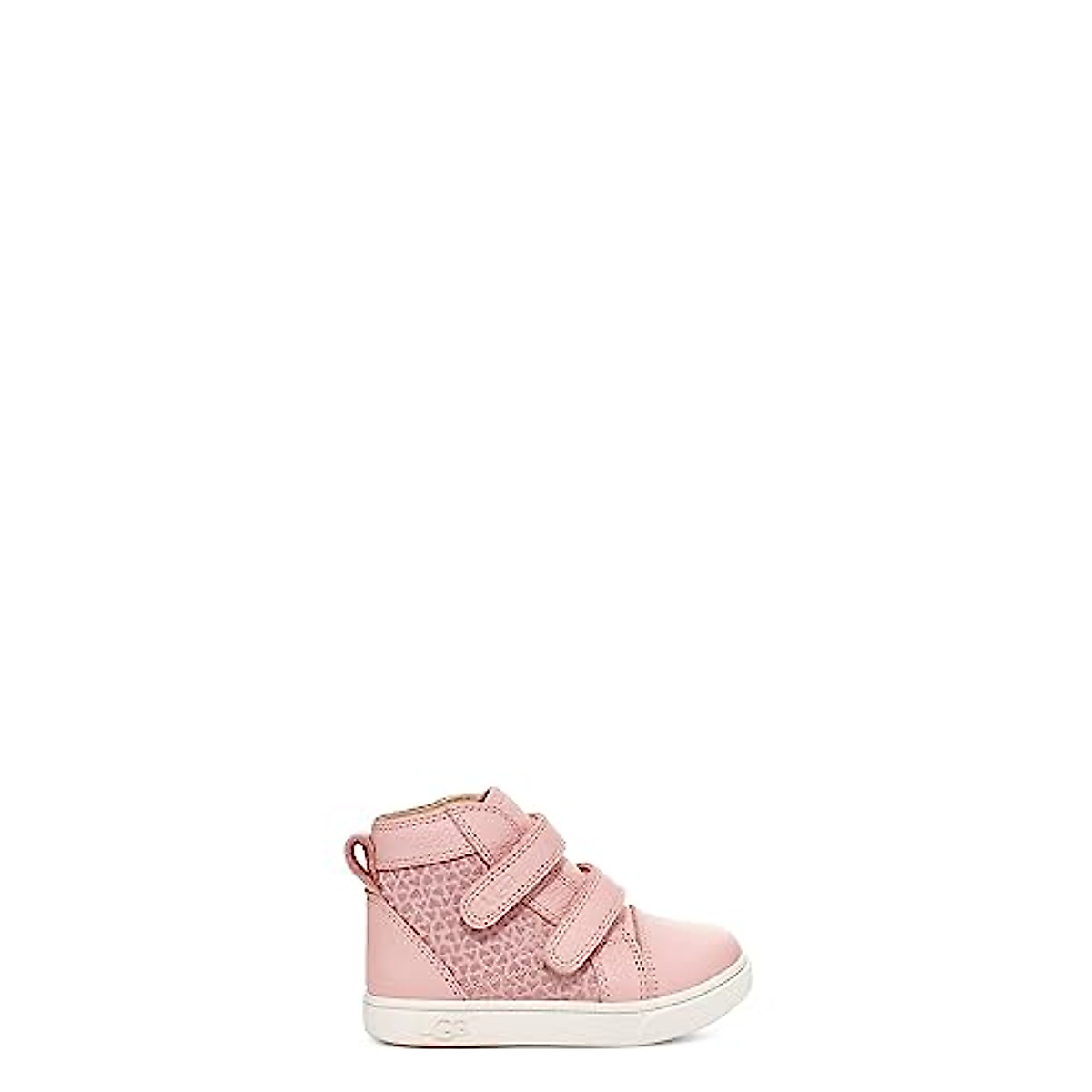 UGG Unisex-Child Rennon Ii Gel Hearts Sneaker, Pink, 7 Toddler