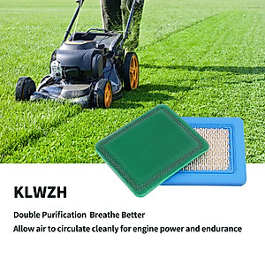 KLWZH 491588s Air Filter with Pre Filter for Troy-Bilt Toro 20332 119-1909 Craftsman 3364 AM116236 491588 493537 493537S Premium Lawn Mower Air Filter