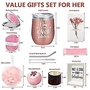 Birthday Gifts For Women-Relaxing Spa Gift Box Basket For Her Mom Sister Best Friend Girlfriend Wife, Christmas gifts Bath Set Gift Ideas - Unique Gifts for Women Who Have Everything