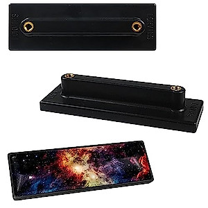 4 Pack 3.6In Double Holes Handles Pulls, Galaxy Planet Print Decorative Kitchen Cabinet Dresser Drawer Closet Cupboard Door Handles Pulls for Home Bedroom Bathroom