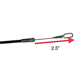 ProFurnitureParts Recliner Cable for Lane and Action Furniture Exposed Length 2.5" Overall 27"