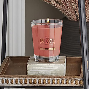 Root Candles Scented Candles Honeycomb Veriglass Premium Handcrafted Beeswax Blend Candle, Large, Coastal Sunrise