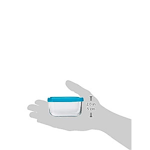 Bormioli Rocco Frigoverre 335180MA2321990 Food Container, Transparent, 9.7cm x 5cm