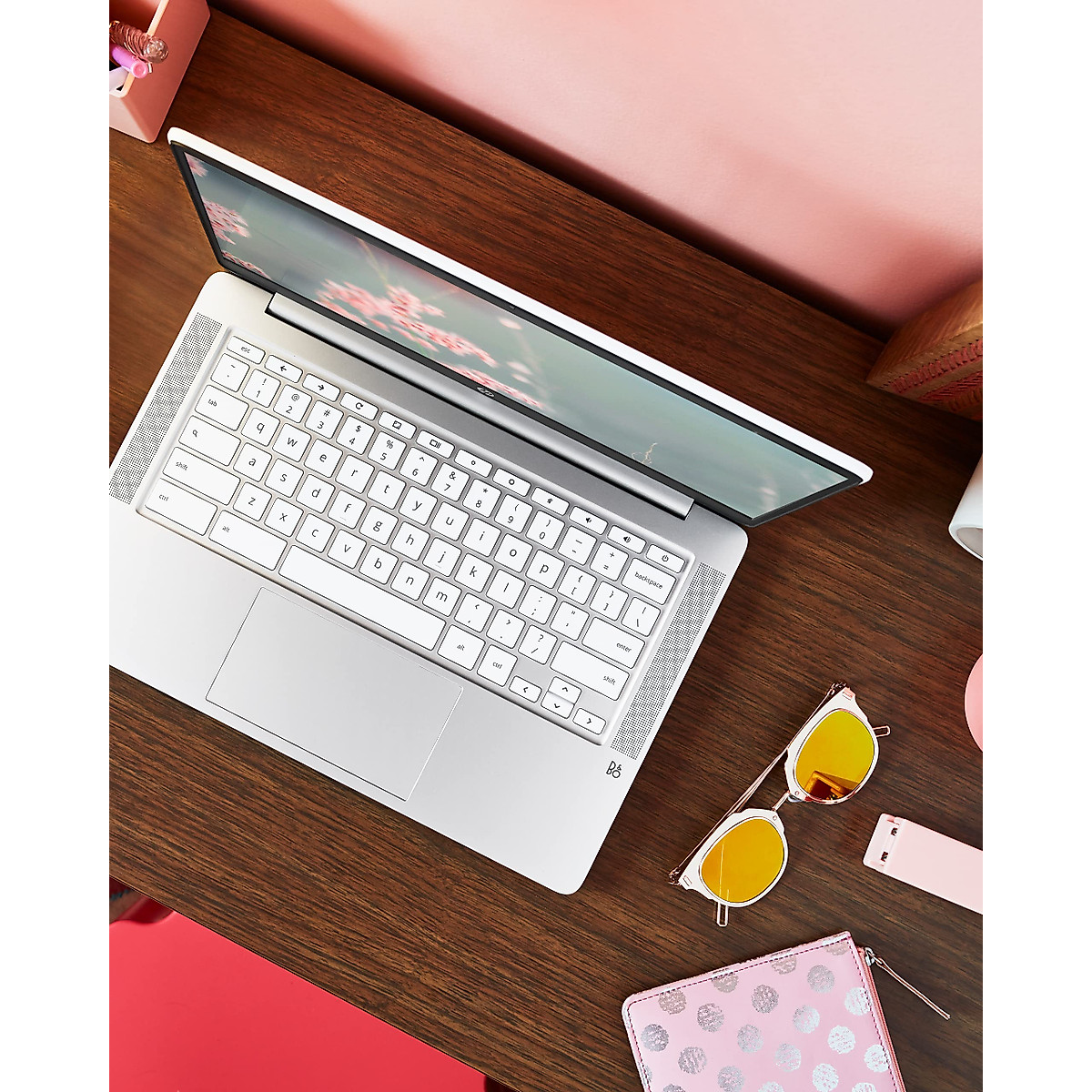 HP Chromebook 14 Laptop, Intel Celeron Processor, 4 GB RAM, 32 GB eMMC, 14” HD (1366 x 768) Touchscreen, Chrome OS, Webcam & Dual Mics, Work, Entertainment, Long Battery Life (14a-na0140nr, 2021)