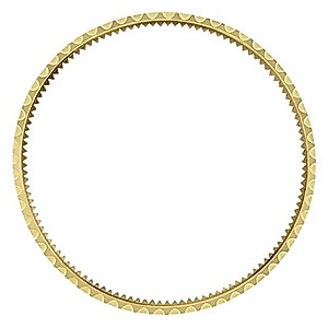 Ewatchparts BEZEL & INSERT COMPATIBLE WITH ROLEX SUBMARINER SERTI 18K 16613 REAL GOLD BLUE GOLD FONT