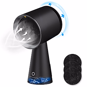 Airthereal Rechargable Portable Range Hood, Desktop Range Hood with Battery Powered, 3-Fan Speeds and Large Oil Collection Cup, Upgraded Portable Kitchen Exhaust Fan for RV Cooking, RH180B Black