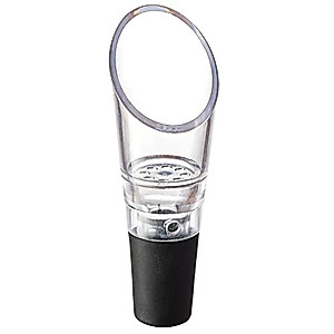 SUPERSTUFF Wine Aerator Pourer Spout, Red Wine Air Aerator and Decanter Spout, Portable Instant Wine Aerating, Suitable for Most Wine Bottles, Wine Gifts Idea 1 Pack