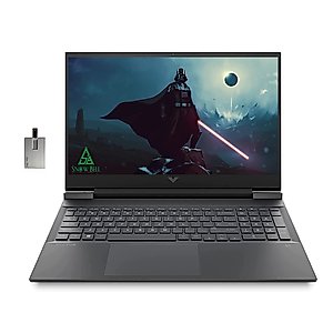 HP 2022 Victus 15.6" 144Hz FHD IPS Gaming Laptop, Intel Core i7-11800H Processor, 32GB RAM, 2TB PCIe SSD, Backlit Keyboard, NVIDIA GeForce RTX 3050Ti Graphics, Windows 11, Black, 32GB USB Card