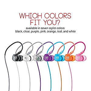 MEE audio Sport-Fi M6 Noise Isolating In-Ear Headphones with Memory Wire (Teal)