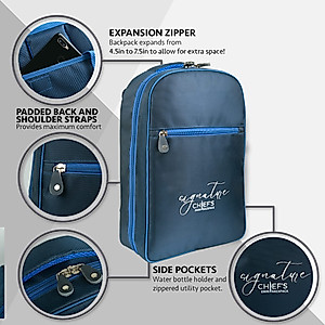 Chef Knife Backpack | Chef Knife Bag | Waterproof Material | Chefs Case with 30+ Pockets for Knives & Utensils | Sturdy Travel Knife Bag | Culinary Gifts For Chefs & Students