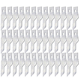 TIHOOD 100PCS #16 Replacement Hobby Blade/Steel Craft Knife Blades