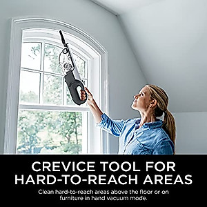 Shark CH963AMZ 2-in-1 Pet Pro Cordless Handheld Vacuum Ultracyclone System, Lightweight and Portable for Car and Home, Rechargeable, Washable Filter, XL Dust Cup, Crevice Tool & Scrubbing Brush, White