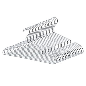Aluminum Metal Hangers ,20 Pack Strong Heavy Duty Hanger for Shirt,Coat Suit,Lightweight Ultra Thin Space Saving Hangers
