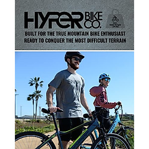 Hyper E-Ride Electric Mountain Bike for Adults 26 Inch. 250w, 36v Battery, Mountain Ebike with Shimano 6-Speed with Front Dual Shock Absorber. Electric Bicycle for Adults.