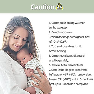 SEEDNUR Breastmilk Storage Bags Breast Pump Bag Breastmilk Storage Container 7 OZ Nursing Bags Breastfeeding Essentials 100 Count(Mom)