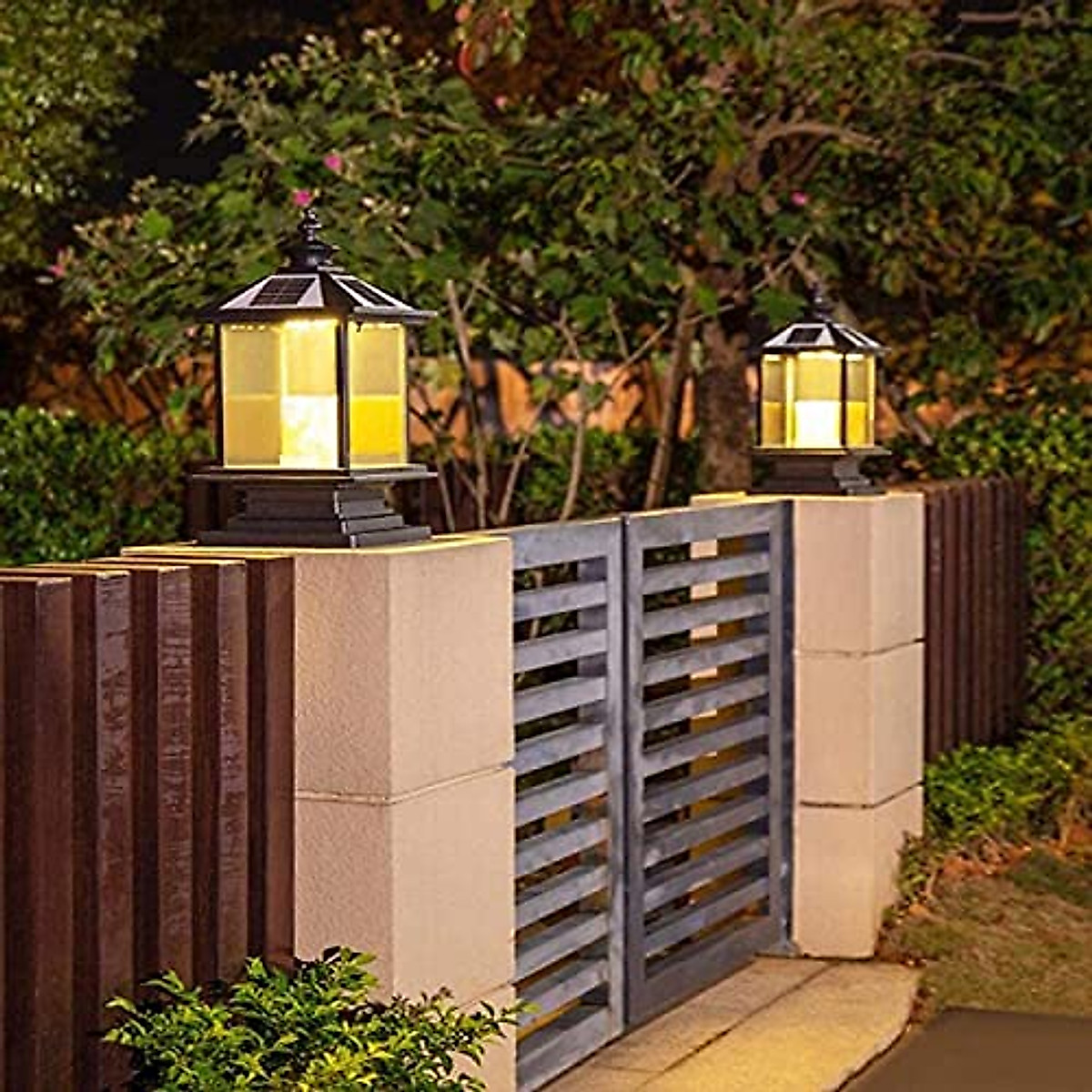 ZPTECH Outdoor wall light Outdoor Light Post Lamp Solar Lamp Column Lights Super Bright Patio Lights Aluminum Pole Light Home Outdoor Villa Waterproof Simple Garden Lights Wall Light Path Light Hangin