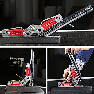 Welding Magnetic Holder, Adjustable Angle(20°~200°) Welding Magnet, Welding Clamp Holder, with Hex Wrench, Welding Magnet Set, Multi-angle Welding Magnet, Welder Tool Accessories
