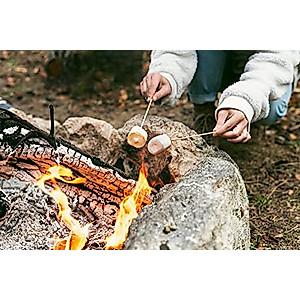 DecorRack 400 Natural Bamboo Skewer Sticks, Natural Wood Barbecue Skewers for Grilling, Kabob, Fruit, Appetizers, Cocktail, Brunch, Chocolate Fountain, BBQ Skewers, 12 inch (Pack of 400)