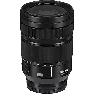 Panasonic LUMIX S 24-105mm F4 Lens, Full-Frame L Mount, Optical Image Stabilizer and Rugged Dust/Splash/Freeze-Resistant S-R24105 (USA), Black